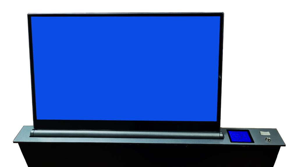 Ultra Narrow Panel Motorized Monitor Lift - Xtreme